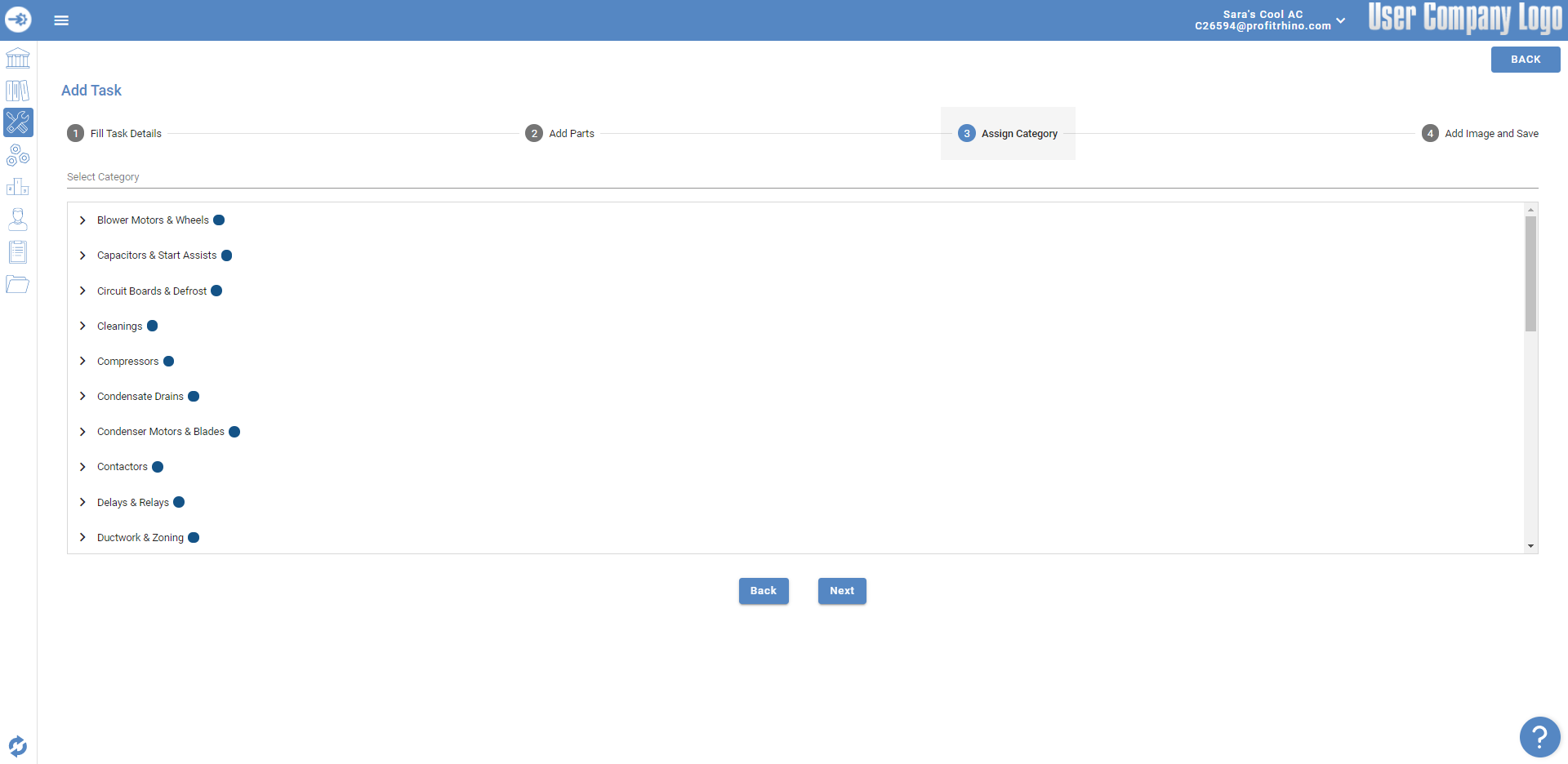 Creating A Task – Profit Rhino